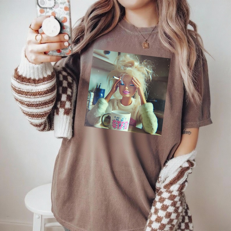 Distressed Doll Face Meme Shirt, Viral Internet Shirt,cringy Tee,funny ...