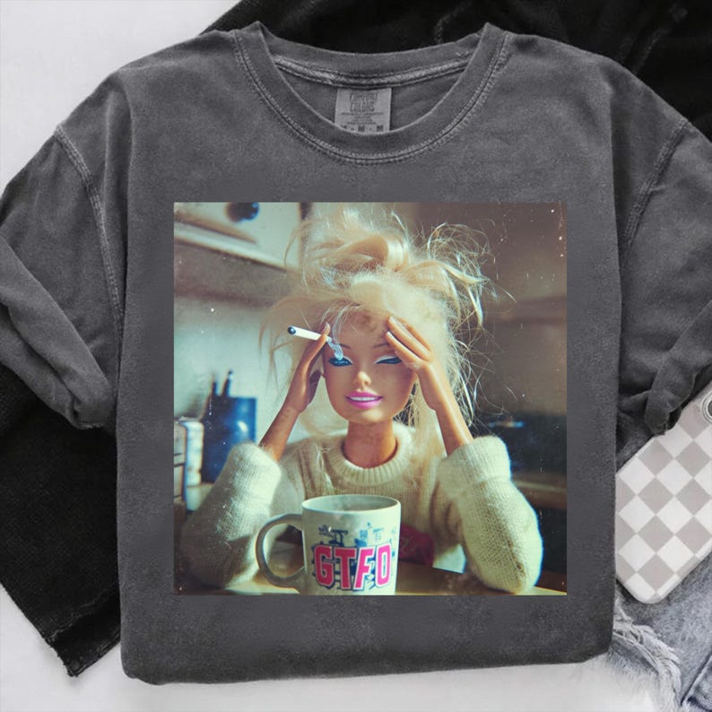 Distressed Doll Face Meme Shirt, Viral Internet Shirt,cringy Tee,funny ...