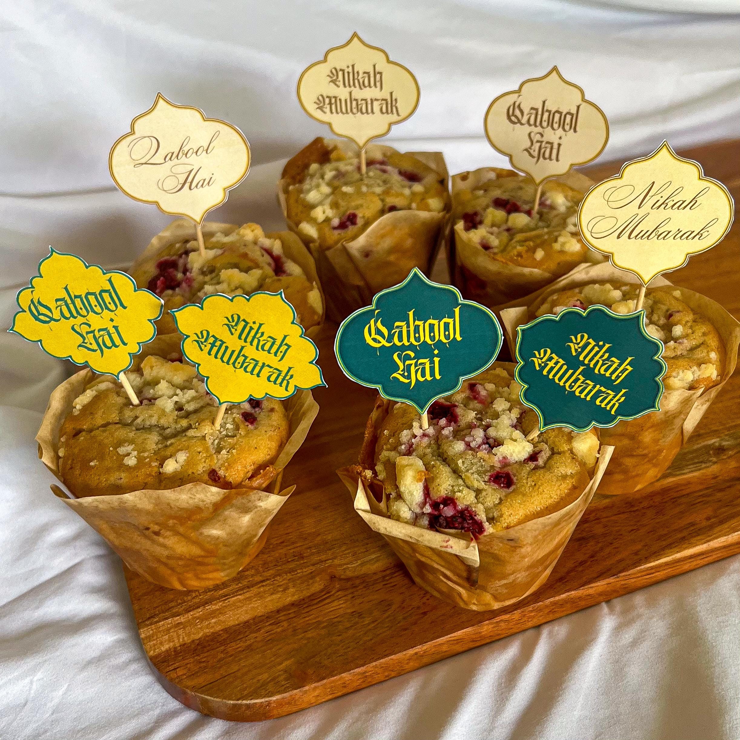 Multicultural Cupcake/mithai Toppers – Custom Phrase, Personalized ...