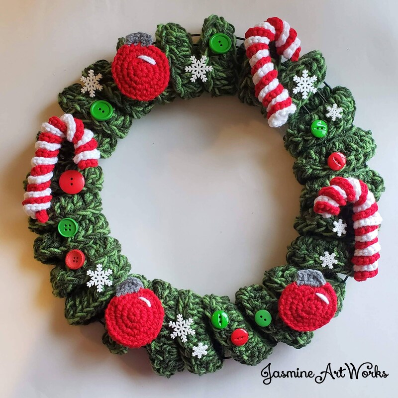 Crochet Wreath - Etsy