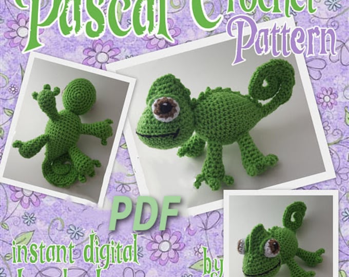 Pascal Chameleon Crochet Pattern - Etsy