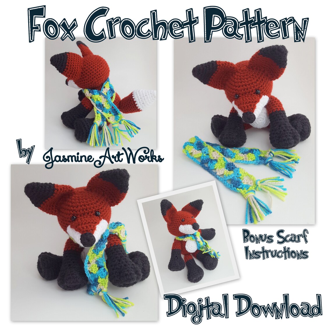 Fox Crochet Pattern - Etsy