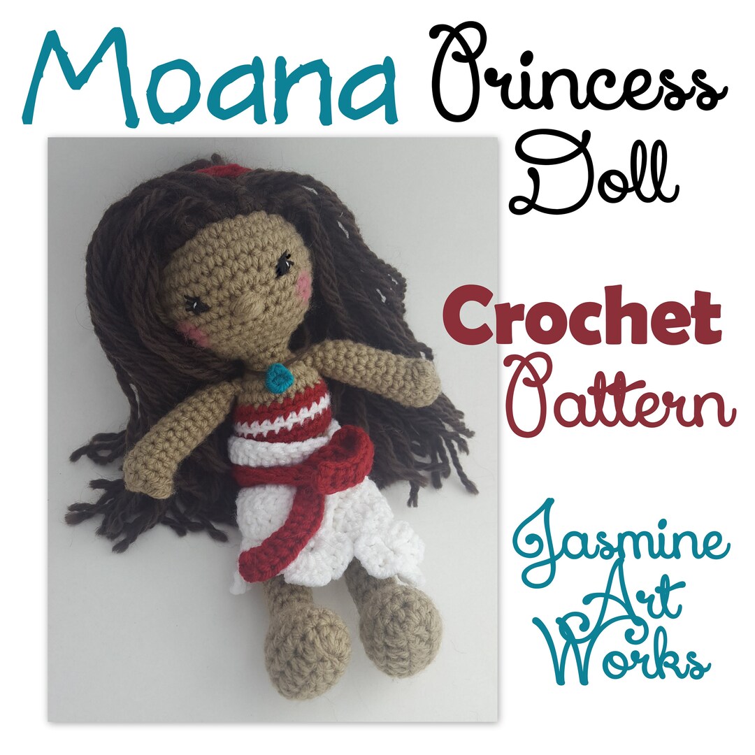 Moana Doll Crochet Pattern - Etsy