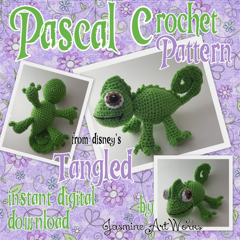 Pascal Chameleon Crochet Pattern | Etsy