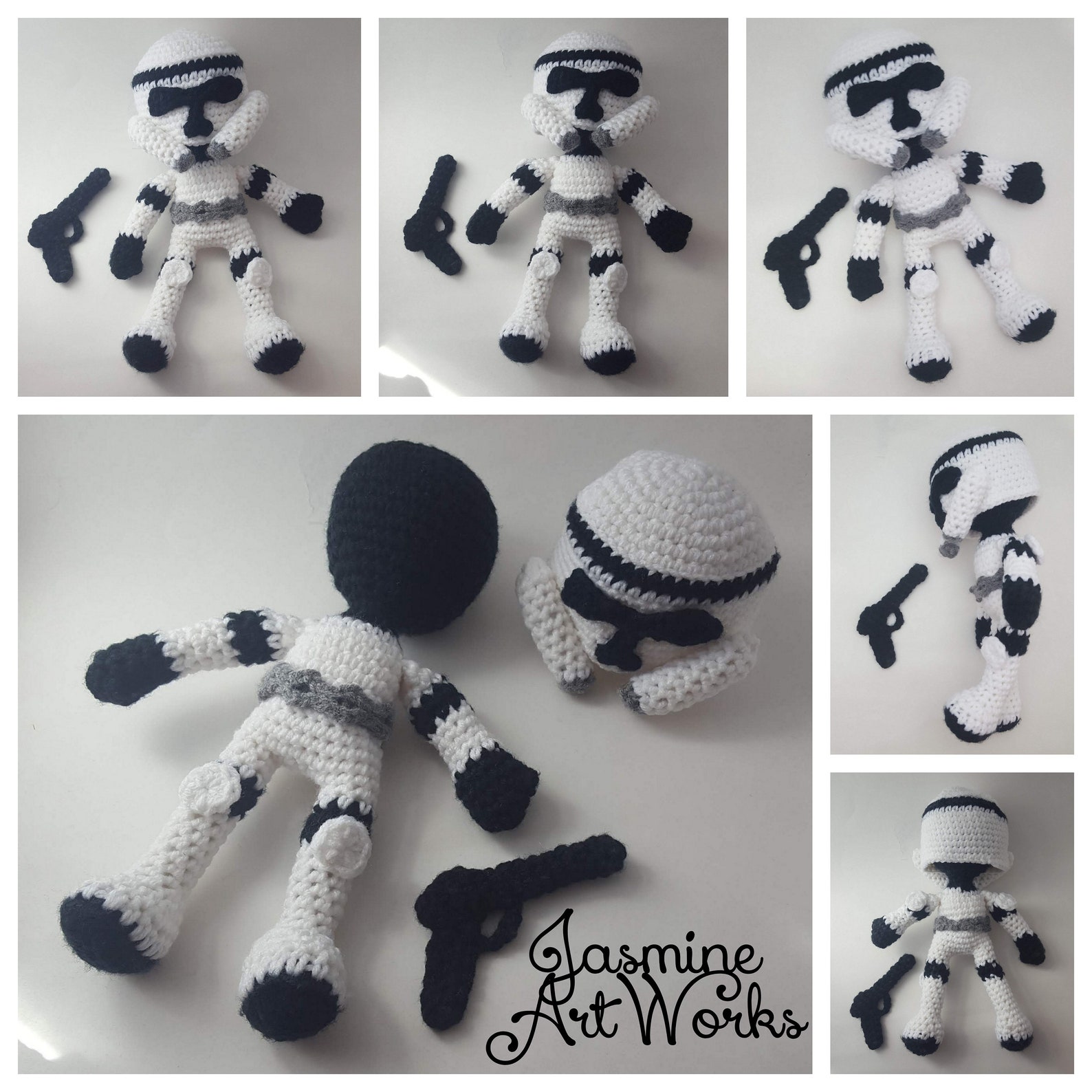 Stormtrooper Clone Trooper Crochet Pattern - Etsy
