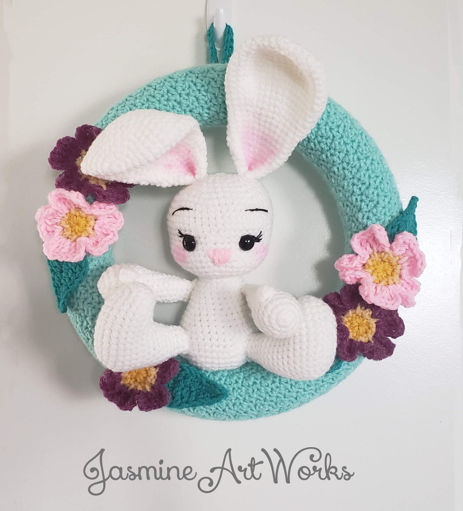12 Crochet Easter Wreath Patterns - Hookfully