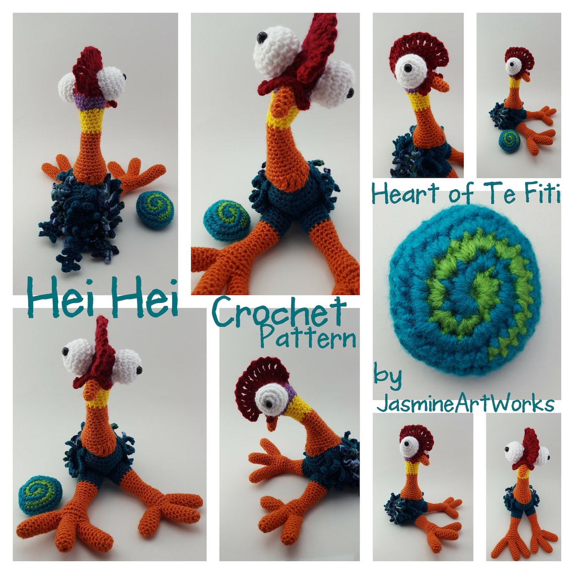 Hei Hei Chicken Crochet Pattern | Etsy