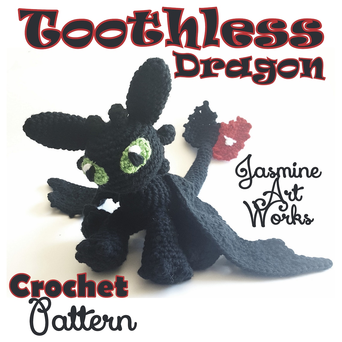 Toothless Dragon Crochet Pattern - Etsy