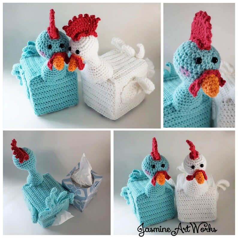 Cluck Cluck Tissue Box Cover - Etsy