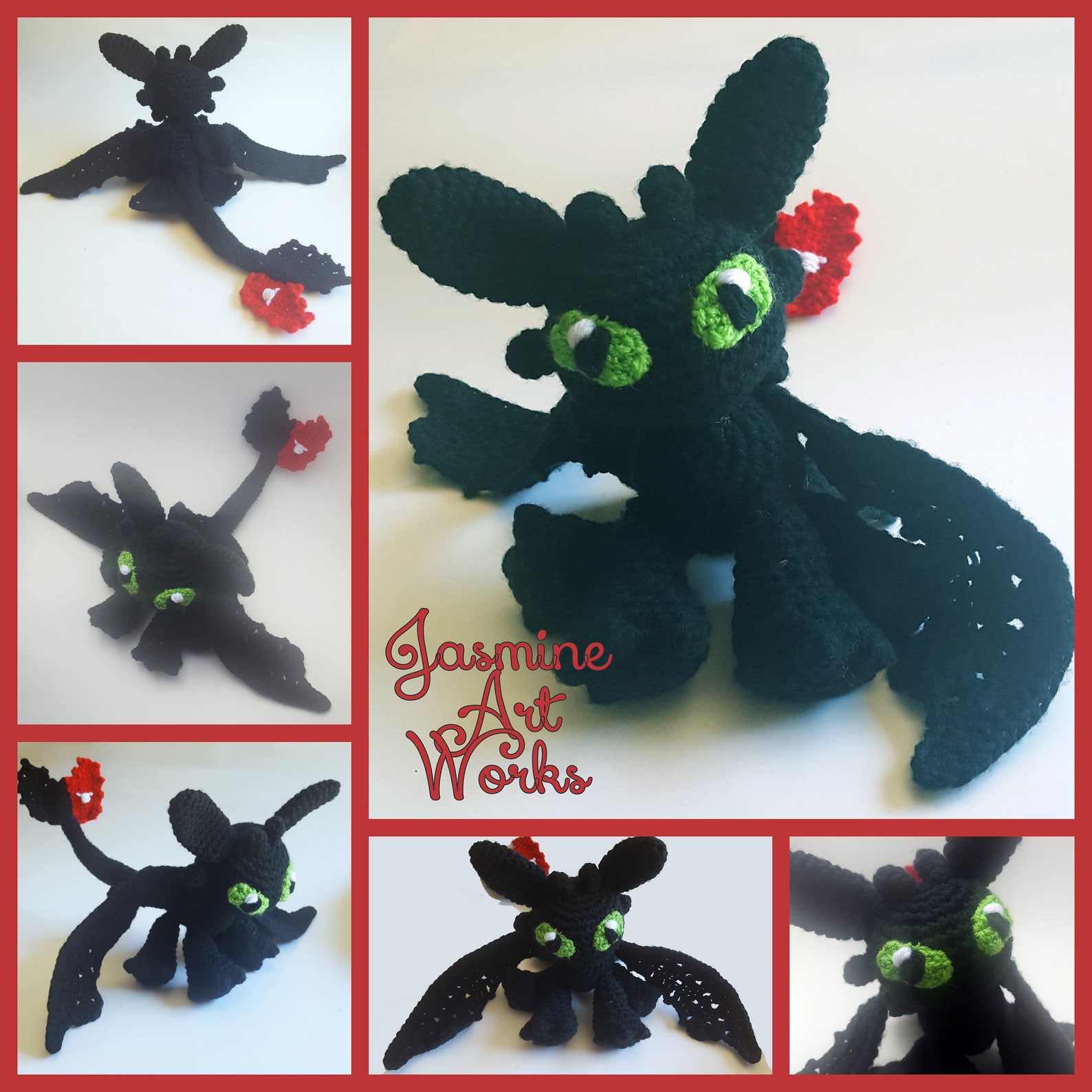 Toothless Dragon Crochet Pattern - Etsy