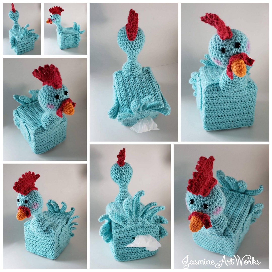 Cluck Cluck Tissue Box Cover - Etsy