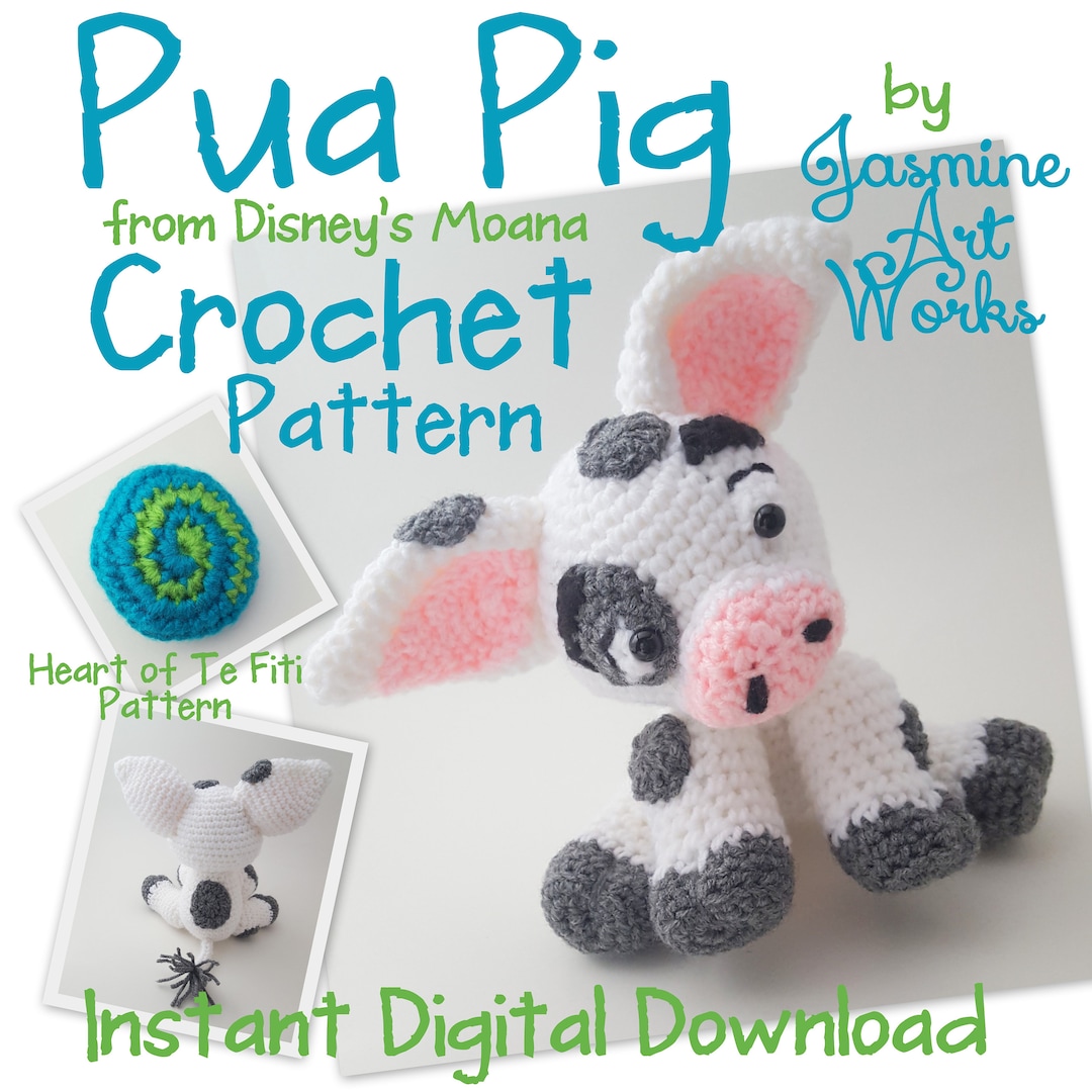 Pua Pig Crochet Pattern - Etsy