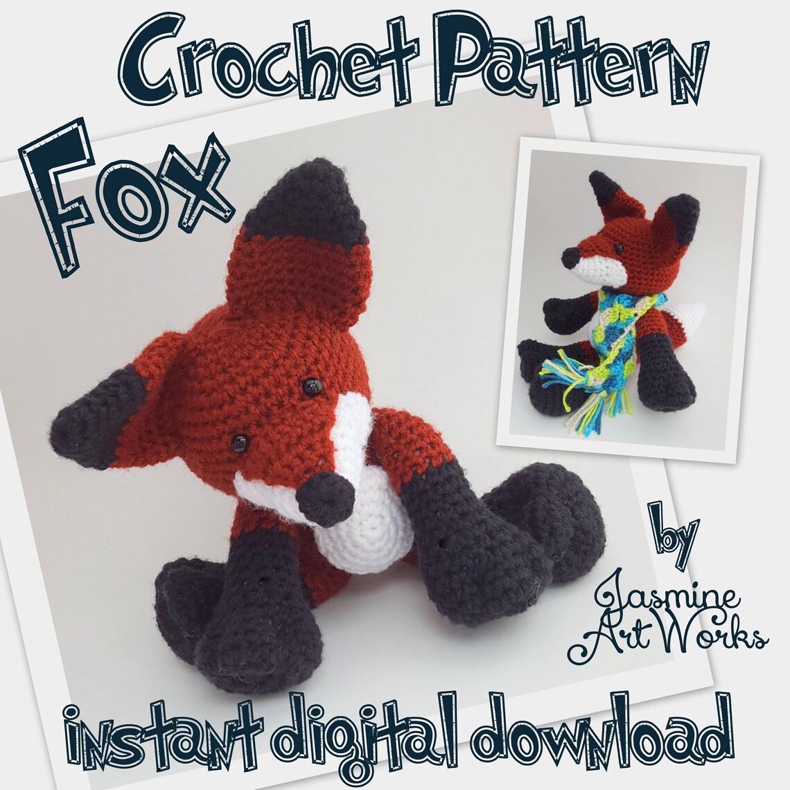 Fox Crochet Pattern - Etsy
