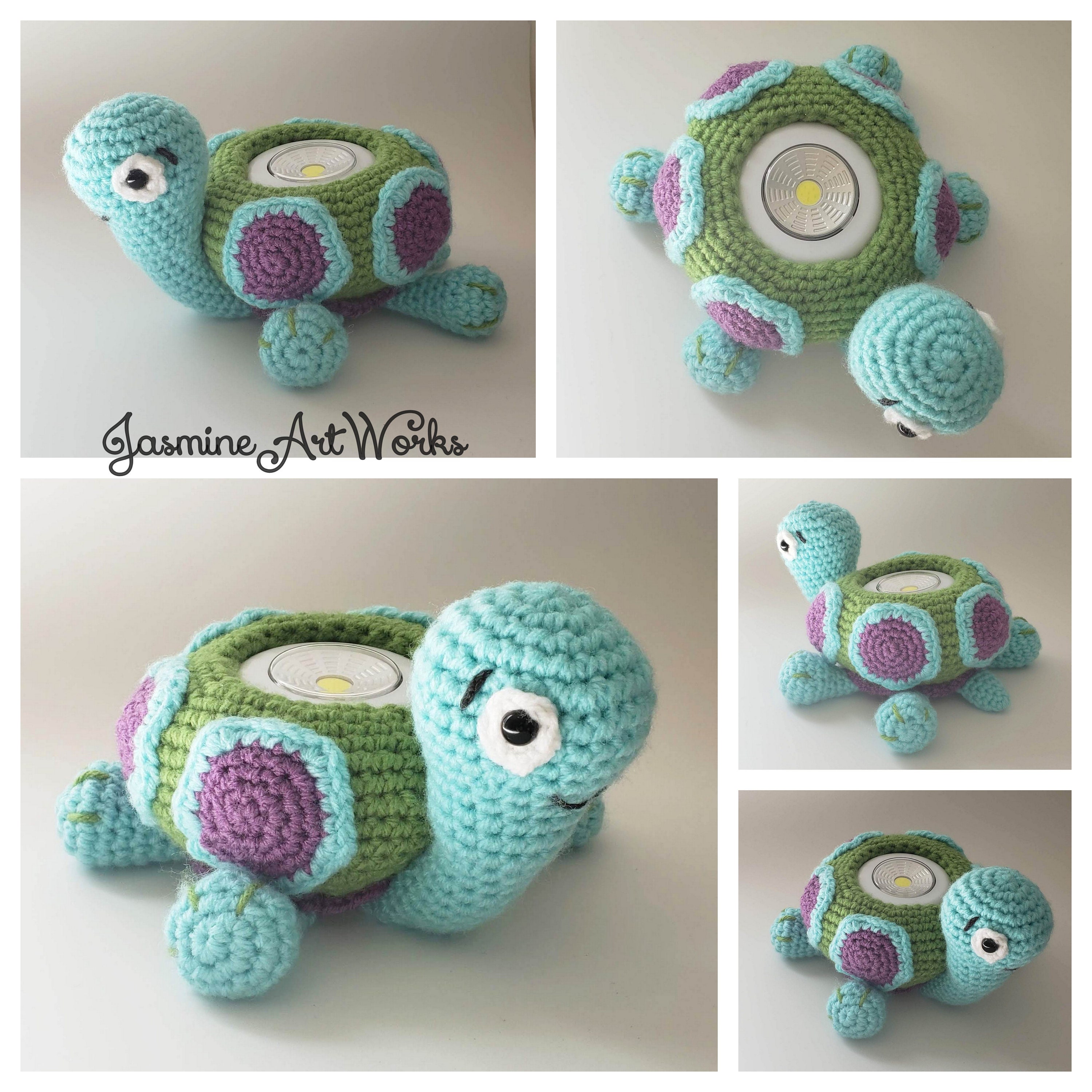 Flashlight Friend Turtle and Kitten - Etsy