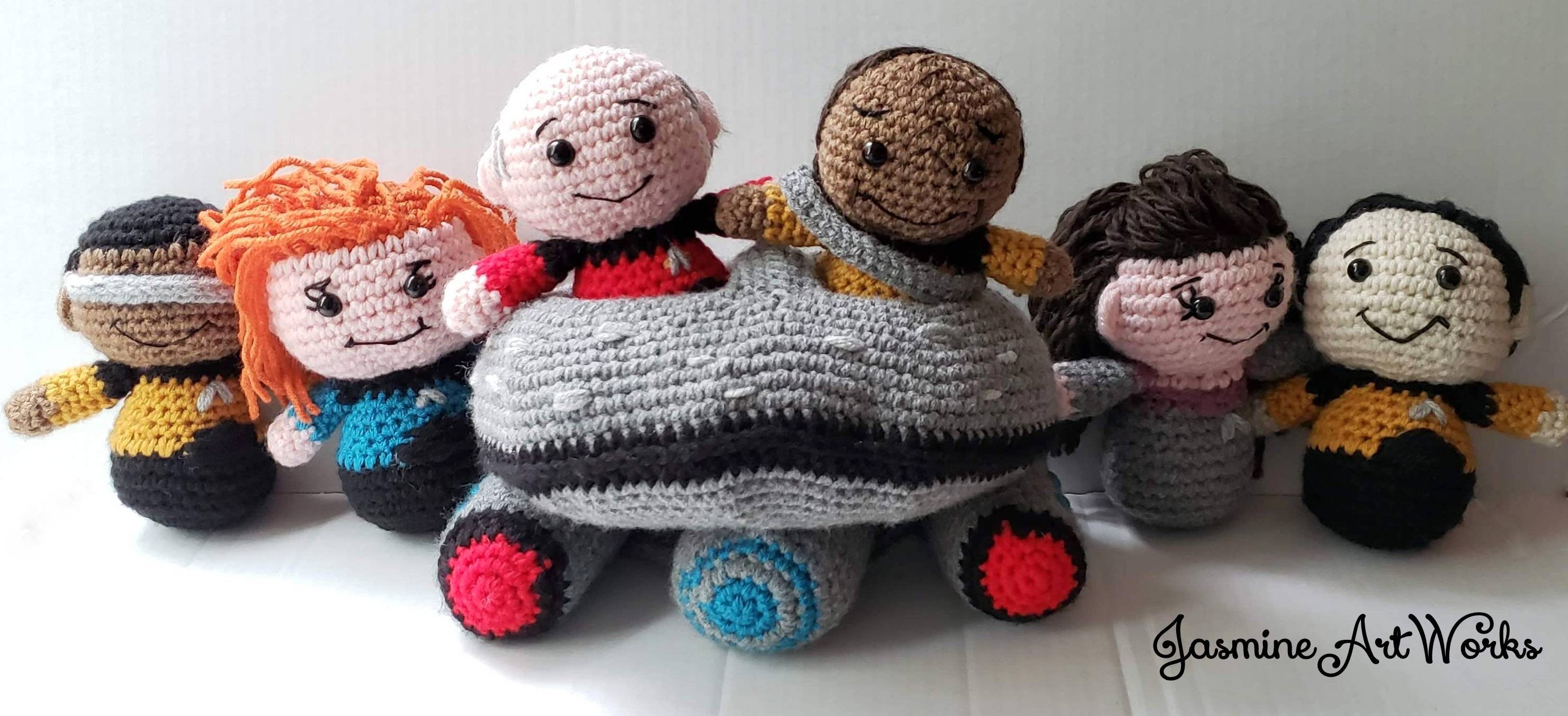 Star Trek Ship and Crew Crochet Pattern - Etsy UK