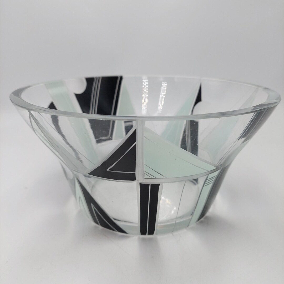 Antique Art Deco Karl Palda Crystal Cut Glass Czech Bohemian Bowl - Etsy