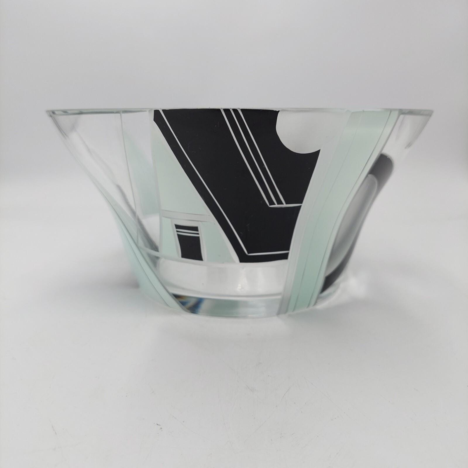 Antique Art Deco Karl Palda Crystal Cut Glass Czech Bohemian Bowl - Etsy