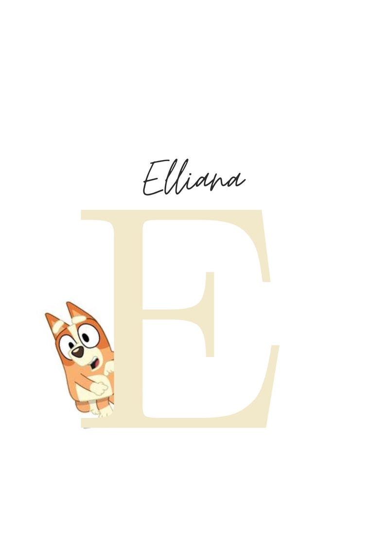 Custom Printable A3 Bluey Siblings Wall Posters for Kids - Etsy Australia