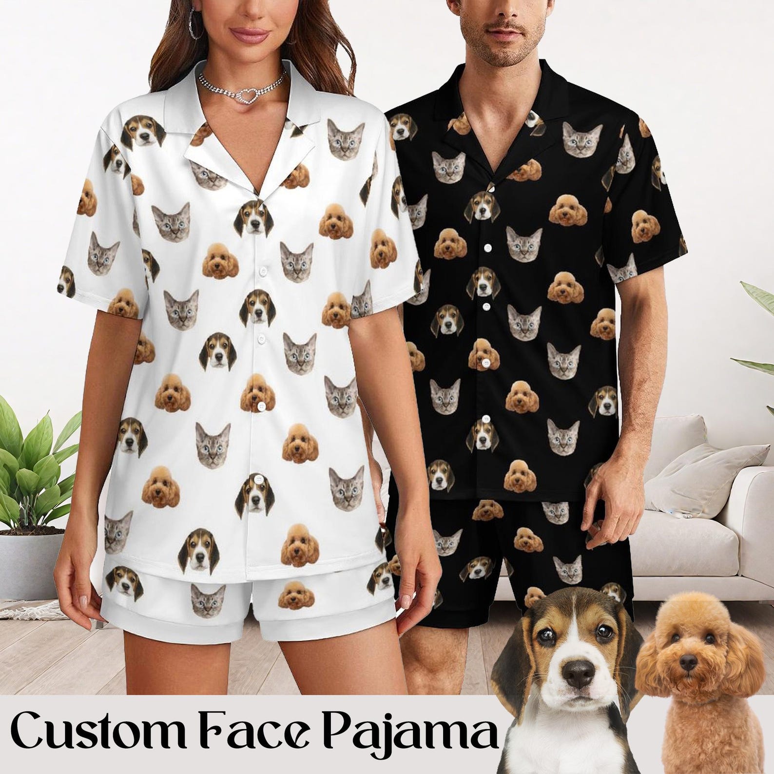 Pets Face On Pajamas