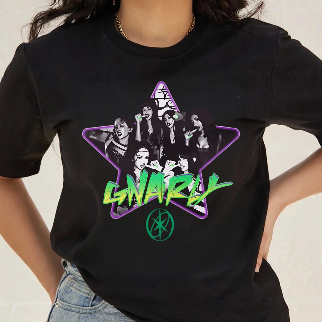 Katseye Gnarly T-shirt,retro Pop Vibes Graphic Shirt,kpop Lover Kids ...