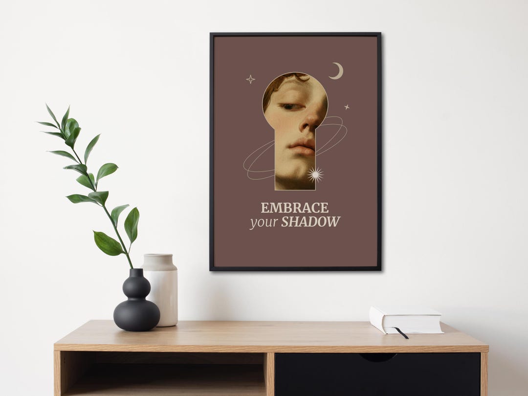 Embrace Your Shadow Poster – Digital Printable Wall Art | Shadow Work ...