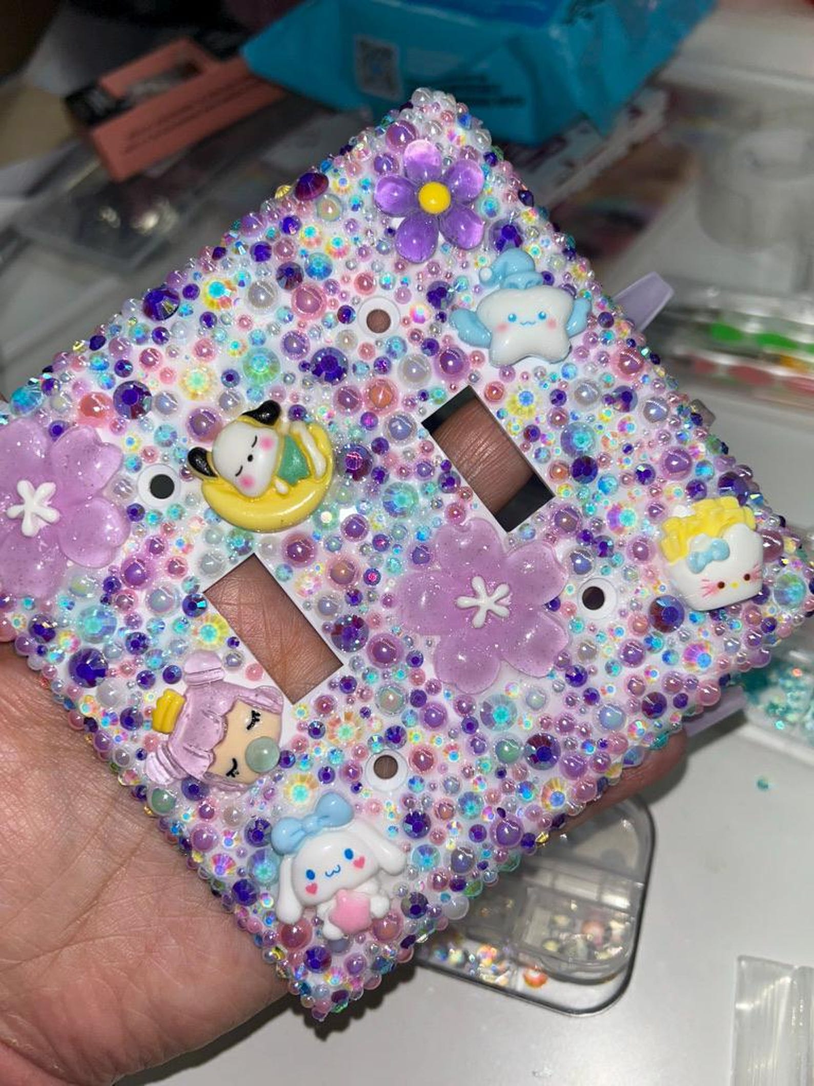 Kawaii Lightswitch Plate -custom Light Switch Plate – Personalized ...