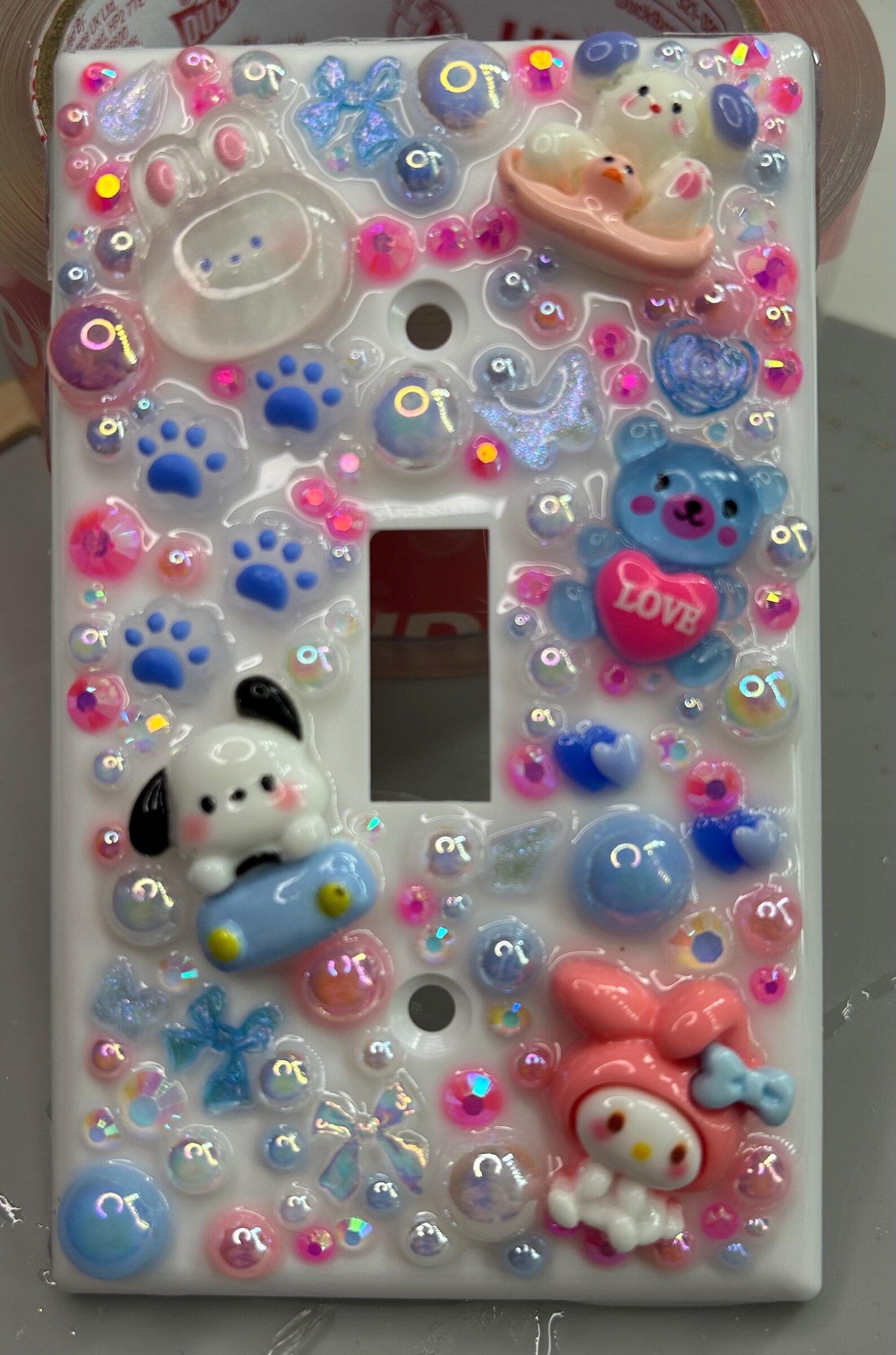 Kawaii Lightswitch Plate -custom Light Switch Plate – Personalized ...