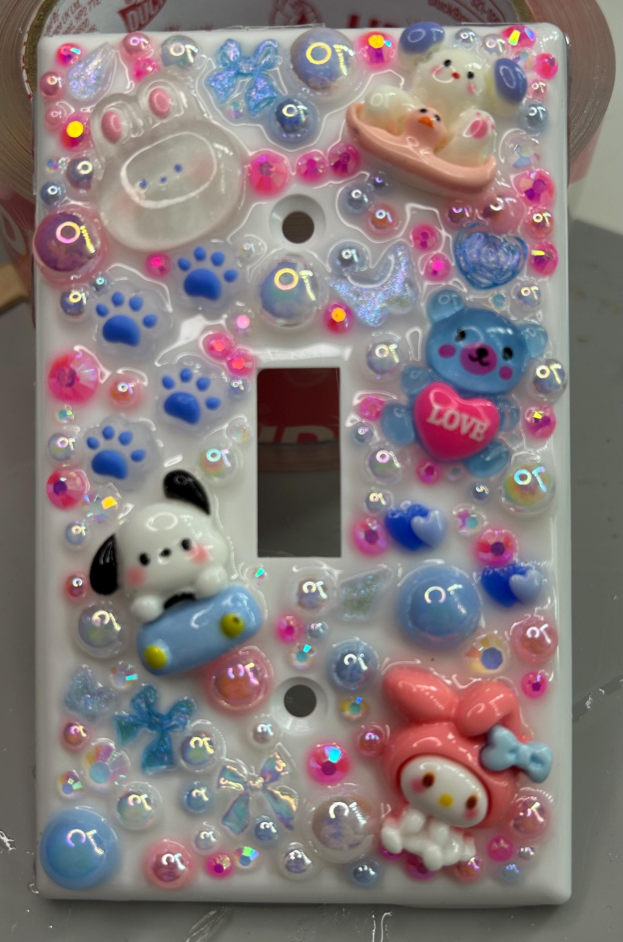 Kawaii Lightswitch Plate -custom Light Switch Plate – Personalized ...