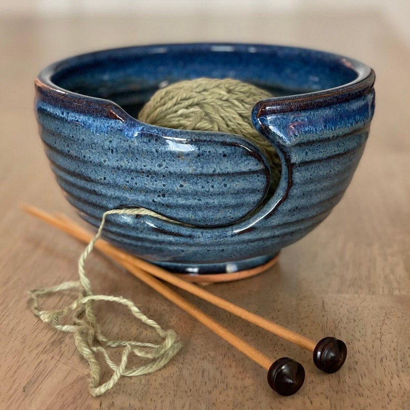 Ceramic Yarn Bowl - Etsy