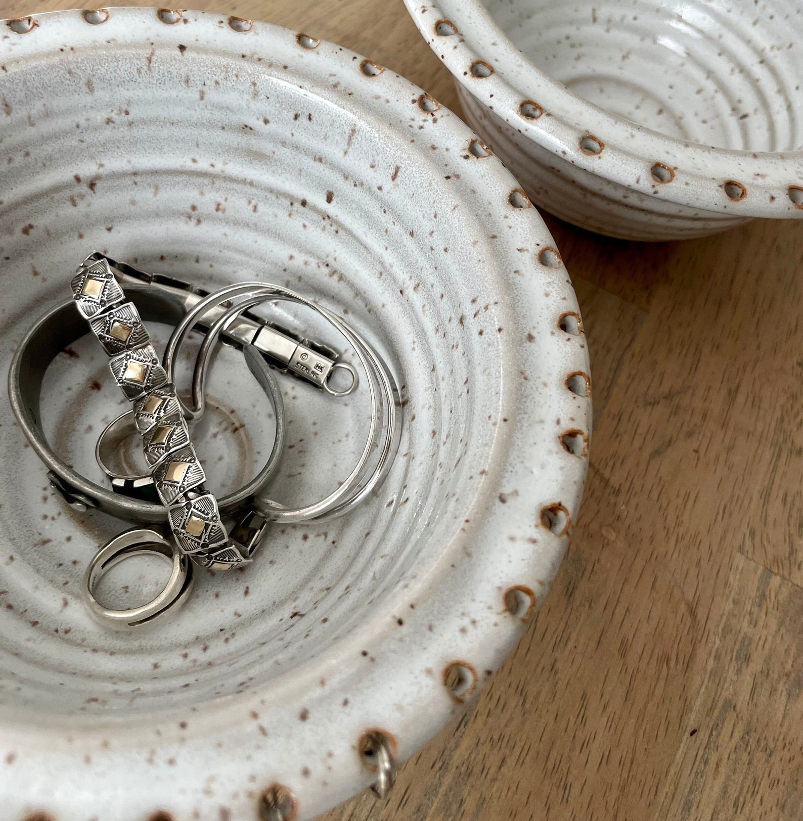 Earring Bowl - Jewelry Bowl - Earring Holder- Jewelry Organizer ...