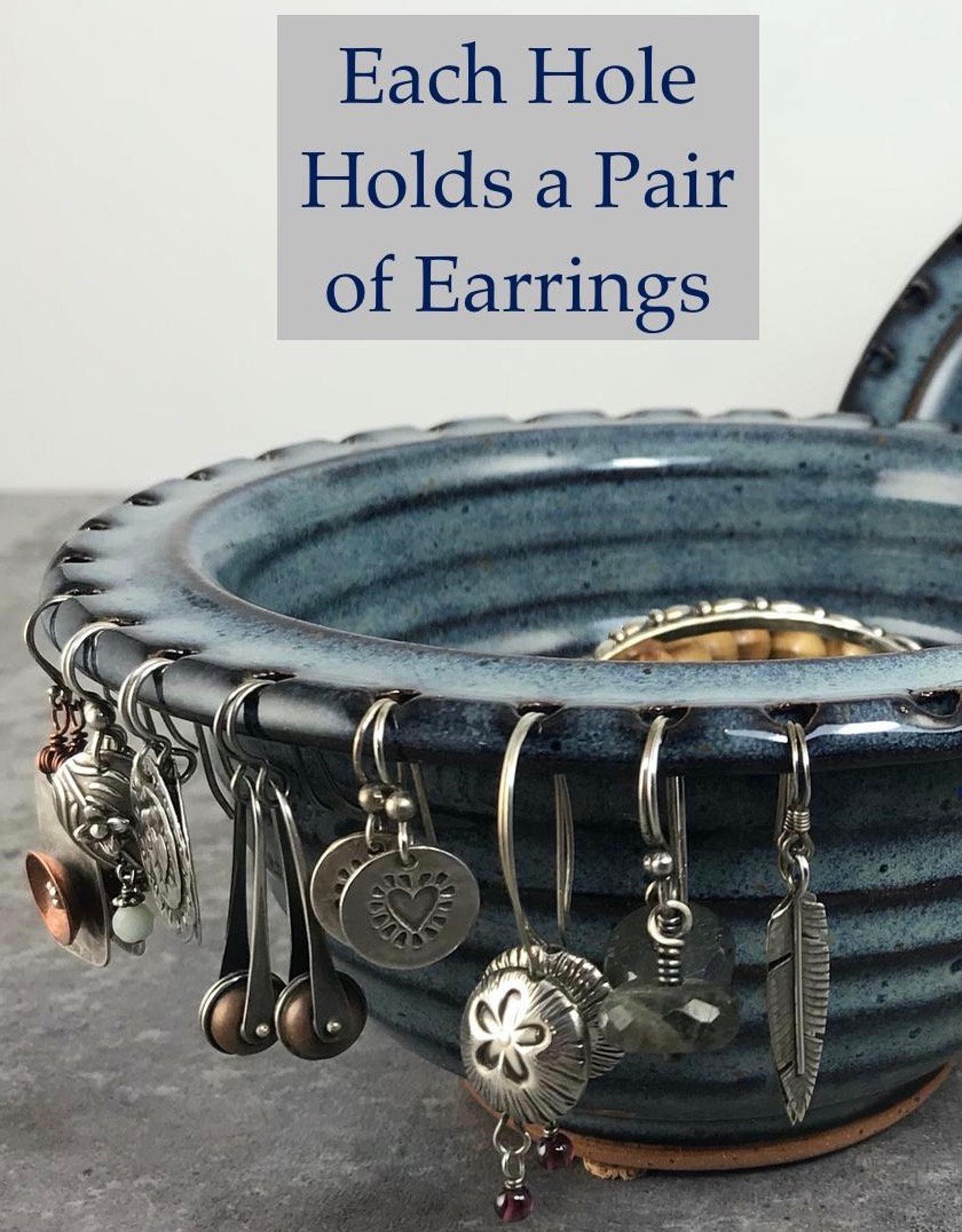 Earring Holder Earring Bowl Jewelry Organizer Jewelry - Etsy