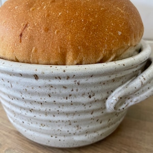 Bread Baker, Pottery Bread Baking Crock With 12 Recipes Included ...