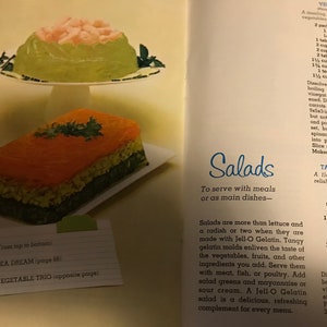 1960s the New Joys of Jello Gelatin Dessert Little Paperback Book 3rd ...