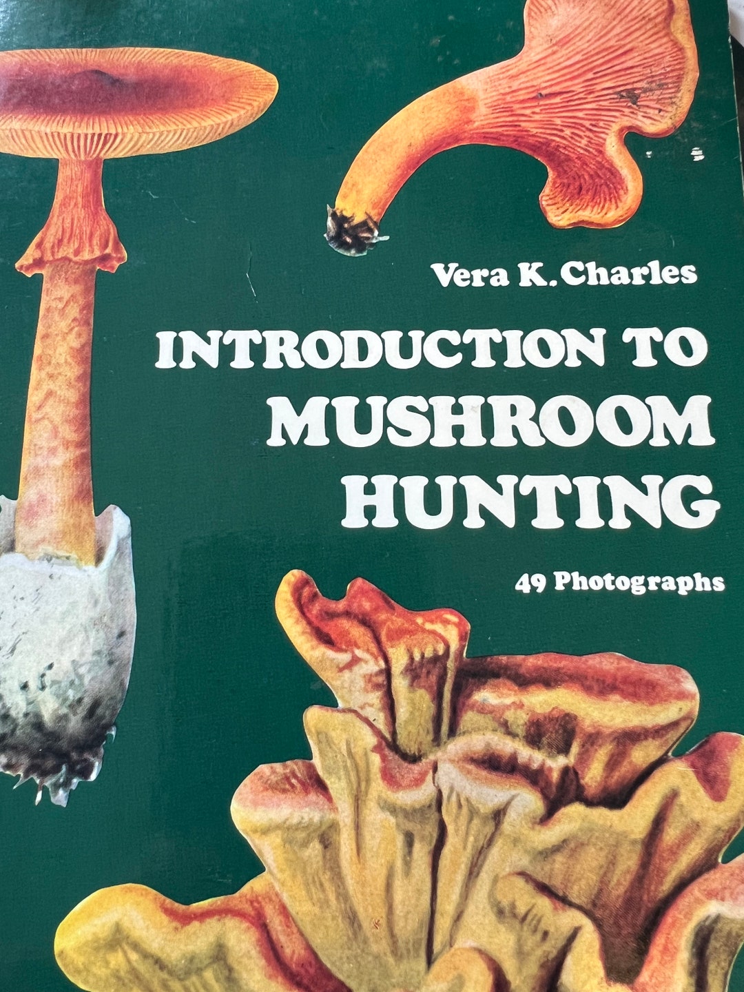 1974 Introduction to Mushroom Hunting Vintage Paperback Old Dover Book ...
