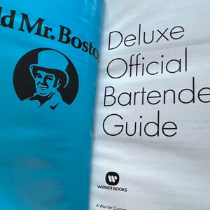 1981 Old Mr Boston De Luxe Official Bartender's Guide Hardcover - Etsy