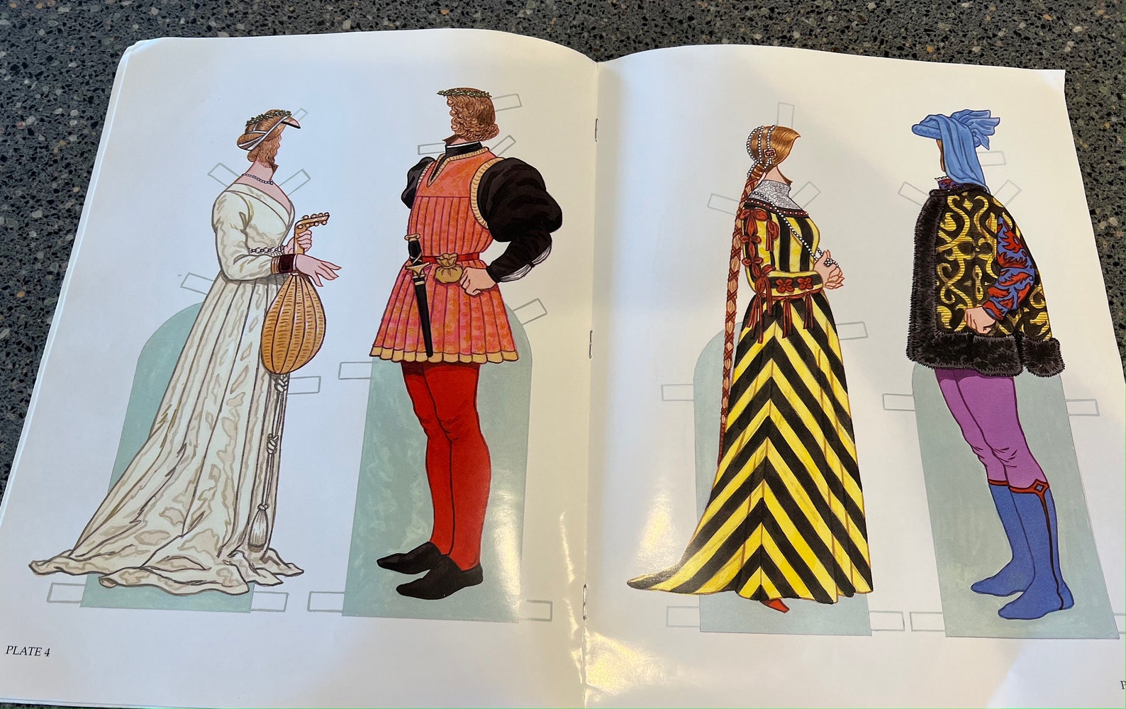 1998 Italian Renaissance Costumes Paper Dolls Tom Tierney Dover ...