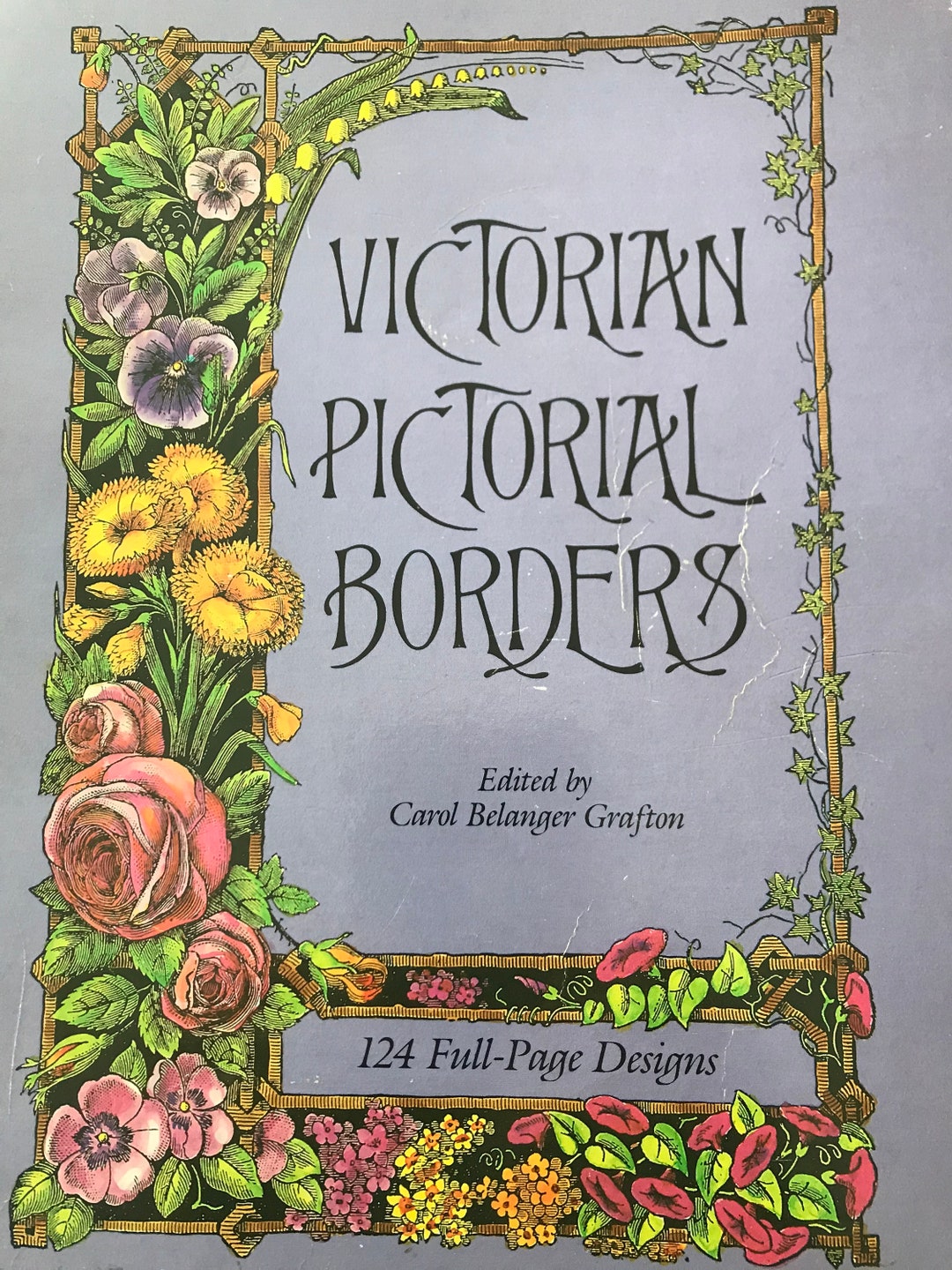 1984 Victorian Pictorial Borders 124 Full Pages Designs Dover Book ...