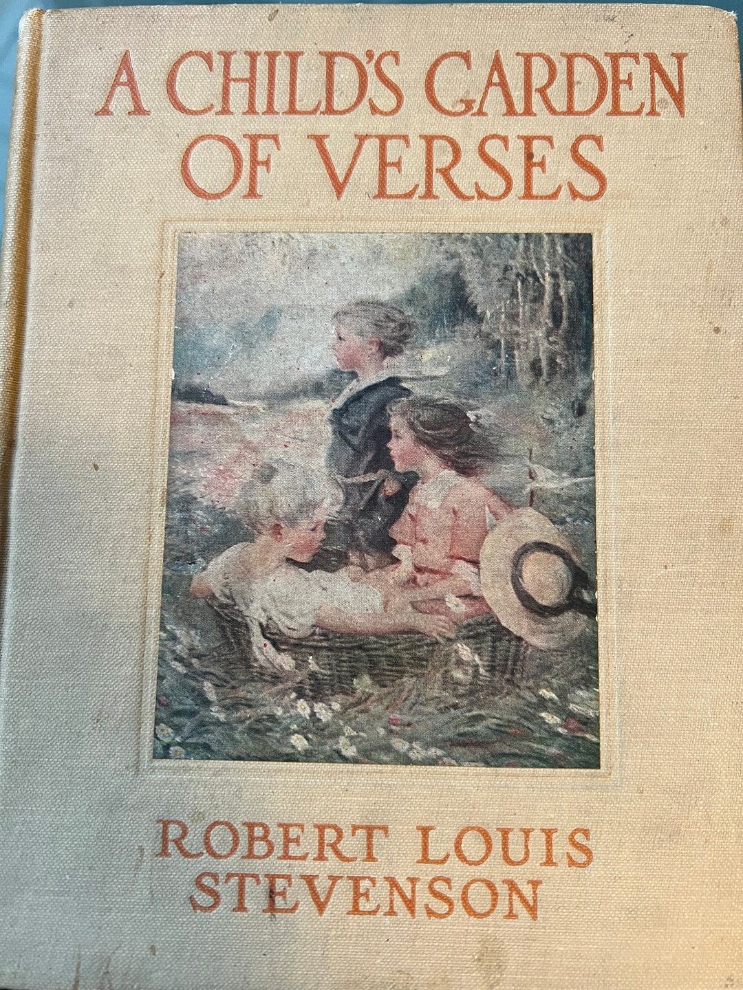 1919 A Child's Garden of Verses Robert Louis Stevenson Old Hard Cover ...