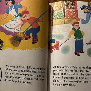 1980 My Clock Book Learn to Tell Time - Etsy