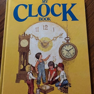 1980 My Clock Book Learn to Tell Time - Etsy