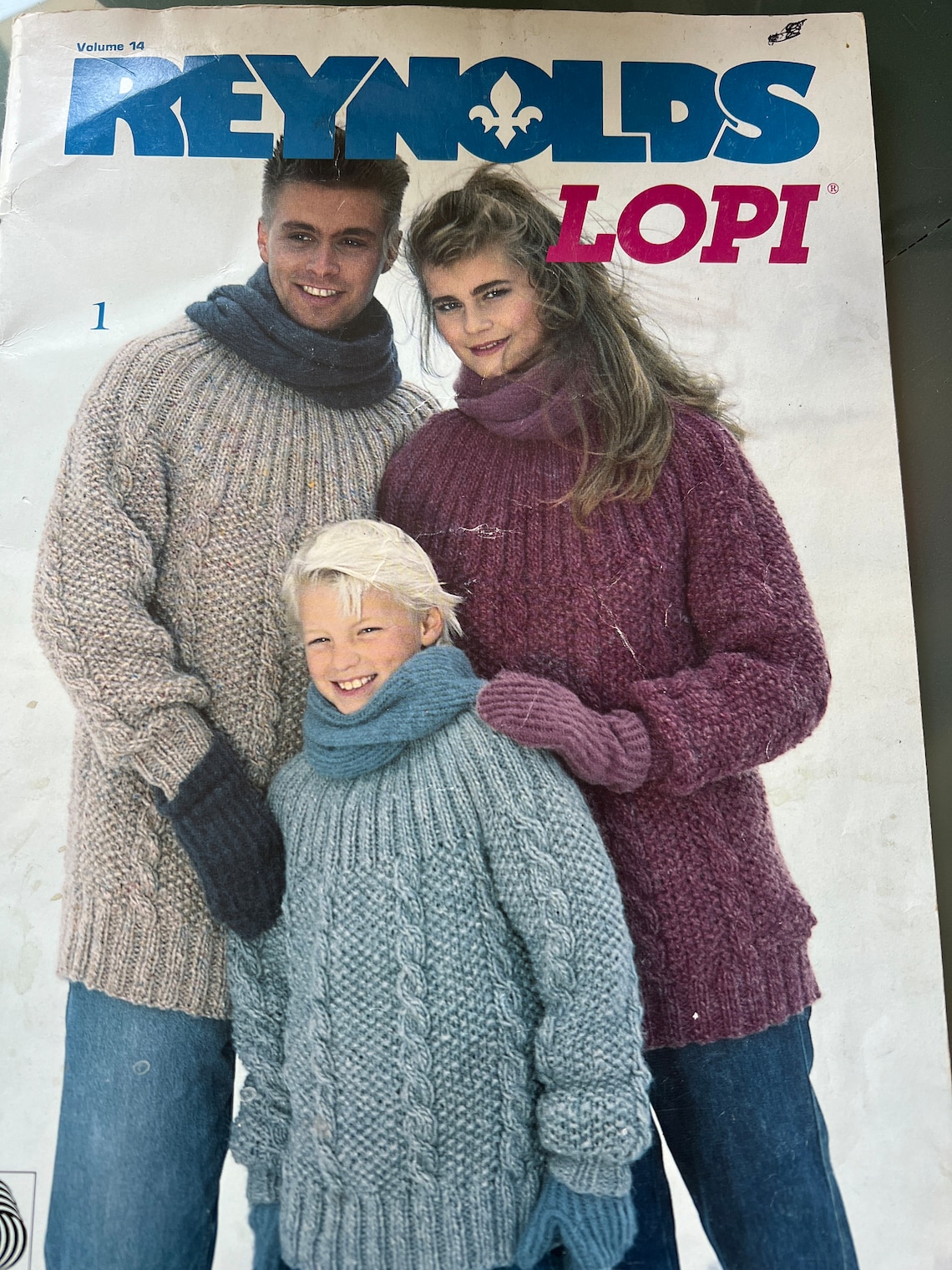 1987 Reynolds Lopi Iceland Yarn Brochure Hand Knitting Sweaters for the ...