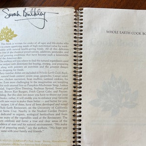 1972 Whole Earth Cookbook Access to Natural Cooking Spiral Book Vintage ...
