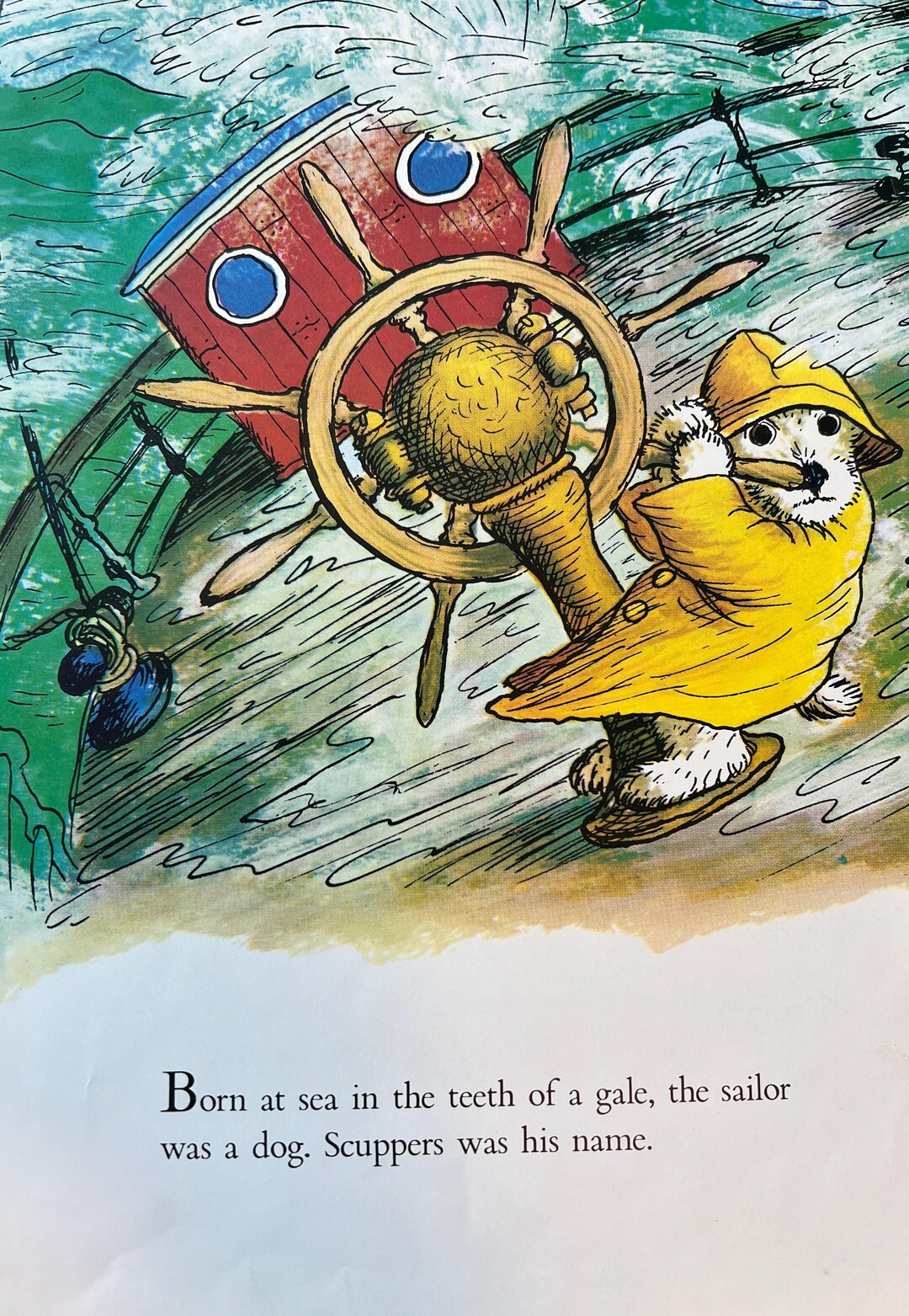 1953 the Sailor Dog Margaret Wise Brown Childrens Picture Book - Etsy