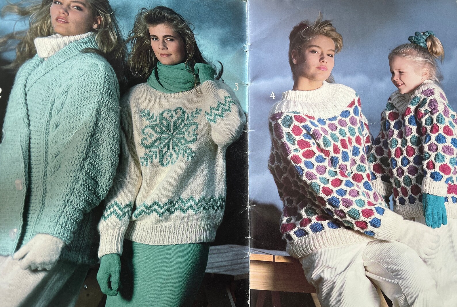 1987 Reynolds Lopi Iceland Yarn Brochure Hand Knitting Sweaters for the ...