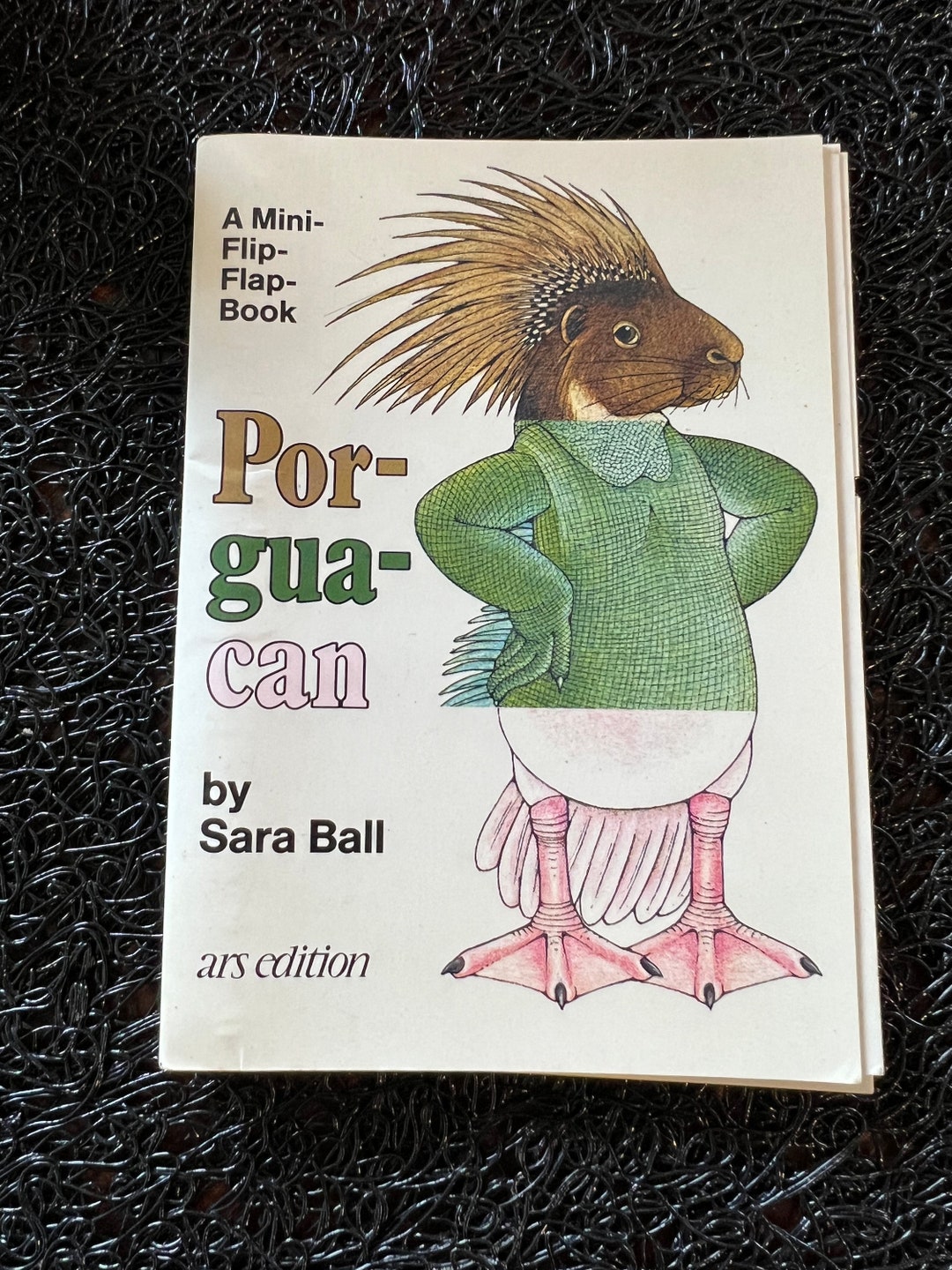 1985 Por Gua Can by Sara Ball a Mini Flip Flap Book - Etsy