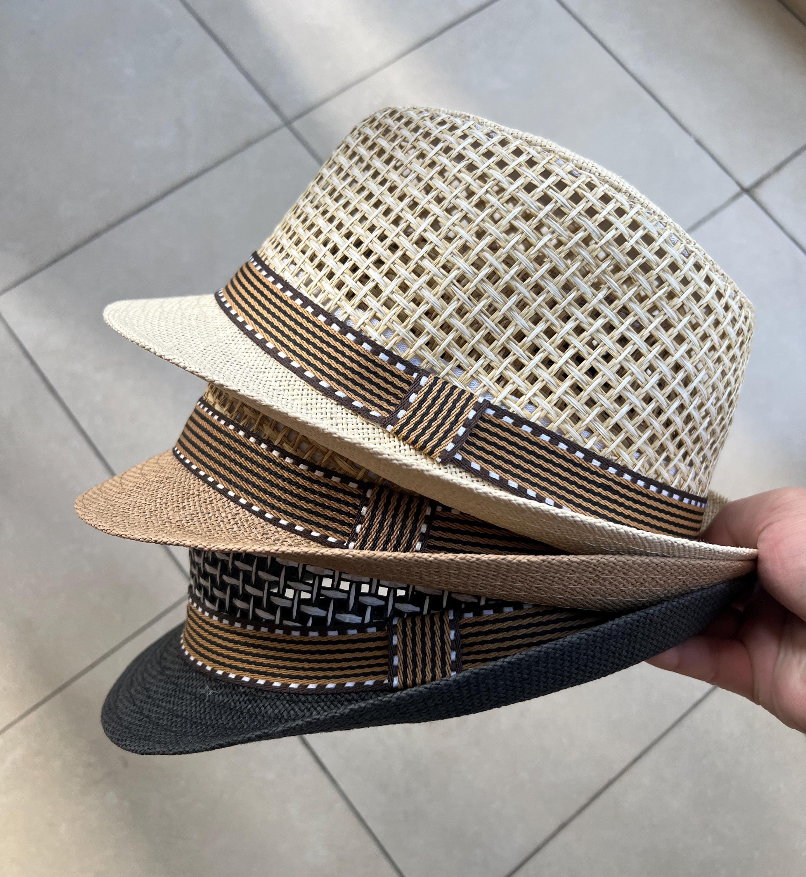 Handmade Straw Fodera Hat for Man, Men Fodera Cap, Sun Hat for Going ...
