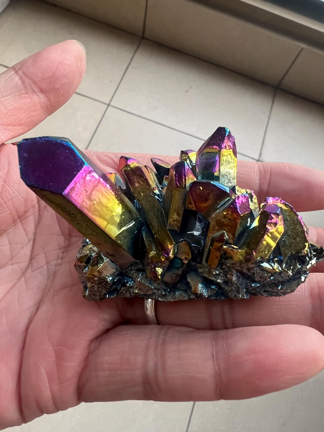 Mineral Stone, Natural Mineral Specimen Stone Ornaments, Colorful ...