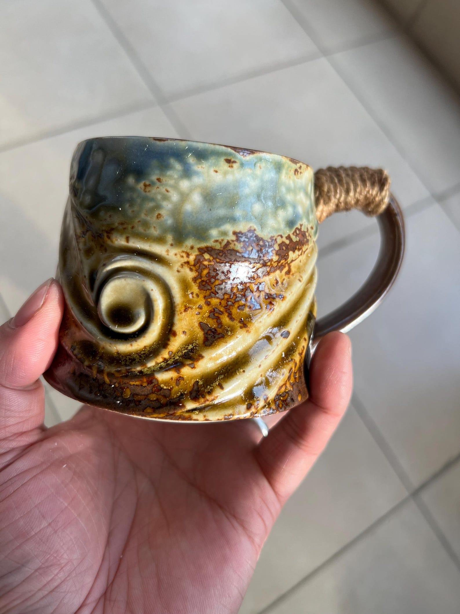 Handmade Van Gogh Artwork Cup, Ceramic Coffee Cup, Vintage Coffee Cup ...