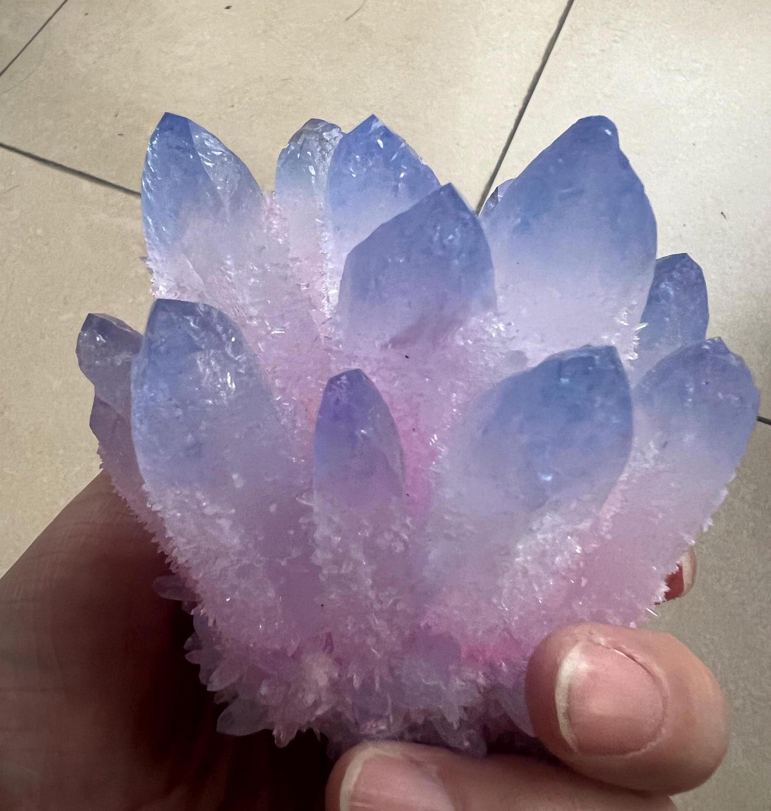 Natural Rose Crystal Cluster, Pink Crystal Stone, Pink Quartz, Flower ...