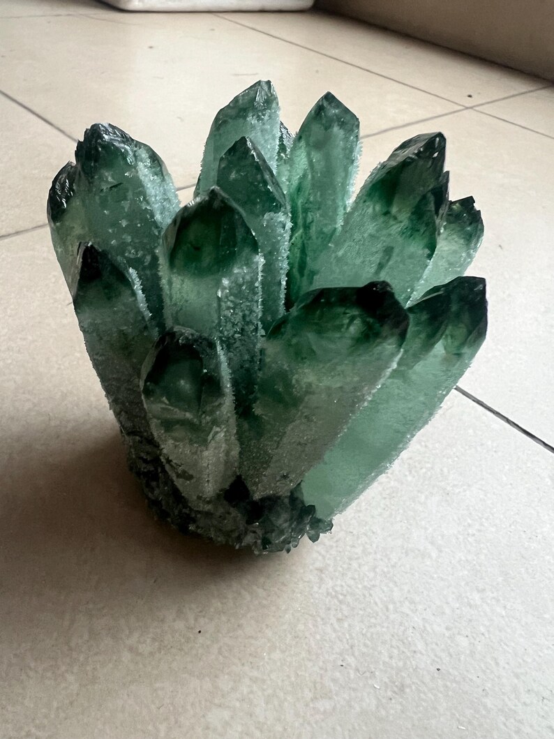 Green Stone, Home Gift, New Home, New House, Beautiful Green Crystal ...